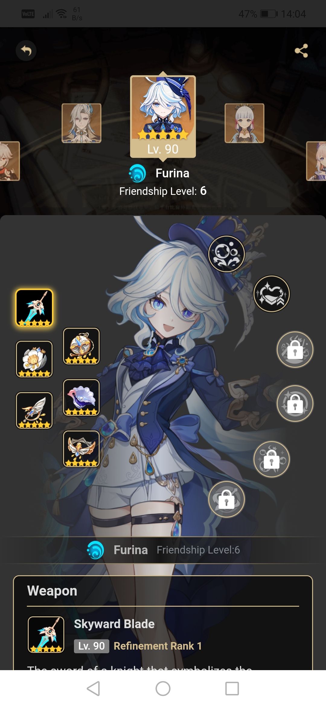 Constellations or her signature weapon come first for furina after c2 ...