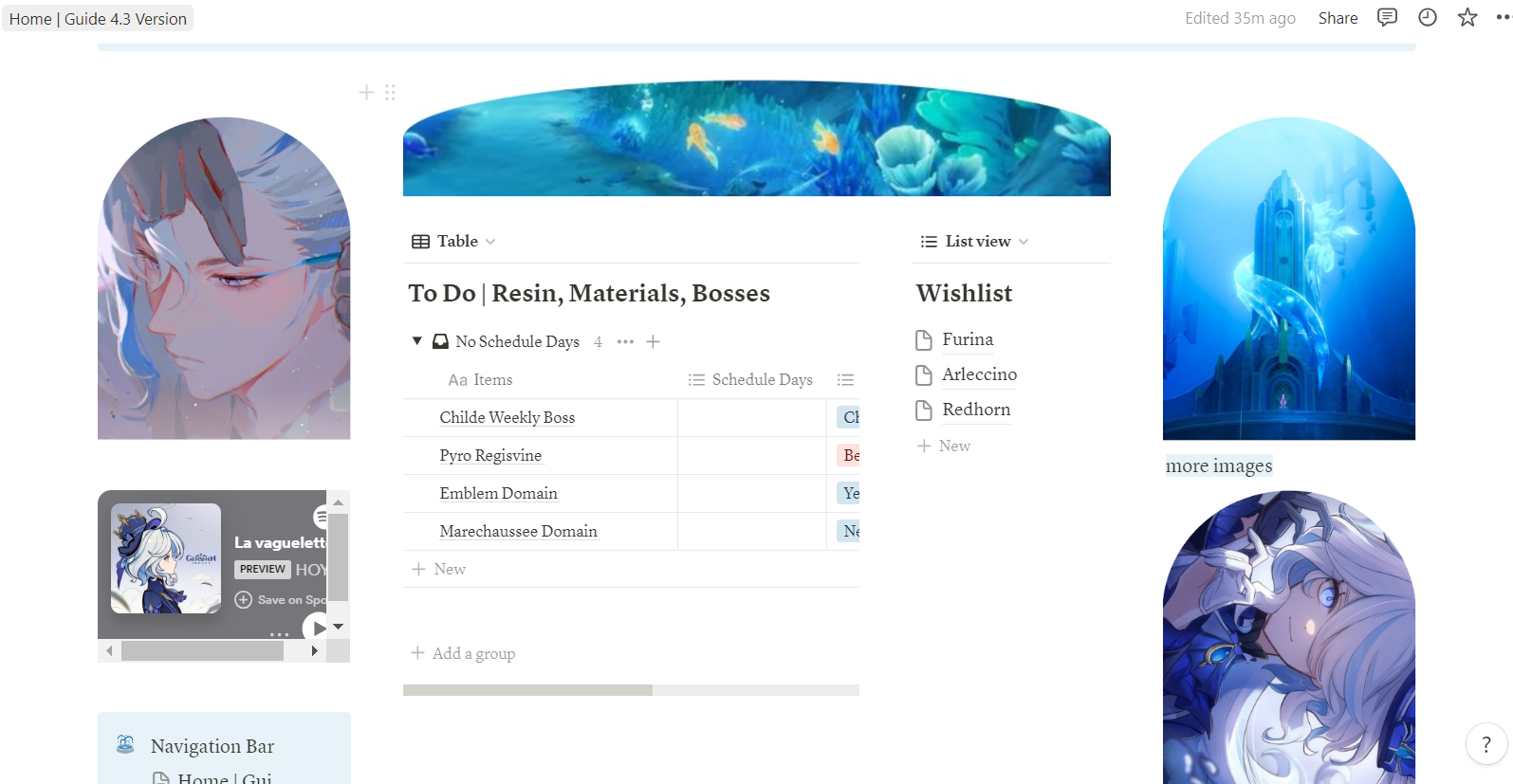 Genshin Guide Notion Template Genshin Impact | HoYoLAB