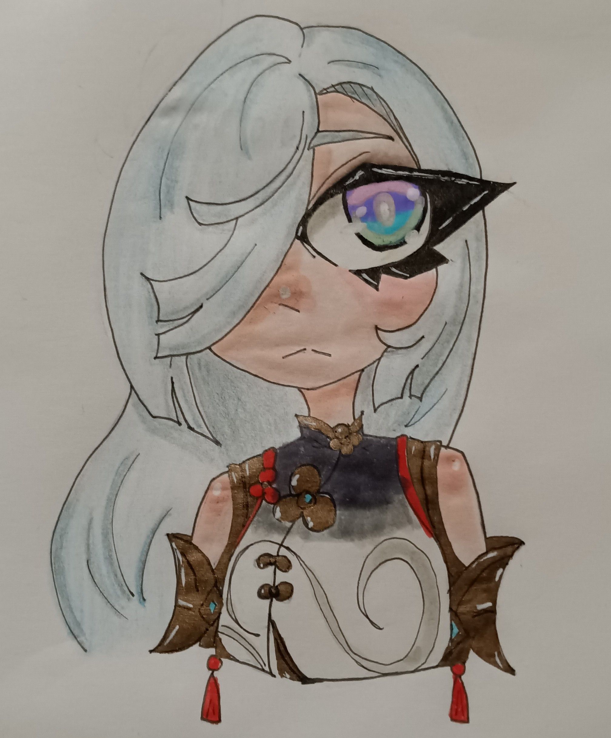 Presenting my not entirely accurate Shenhe Genshin Impact | HoYoLAB