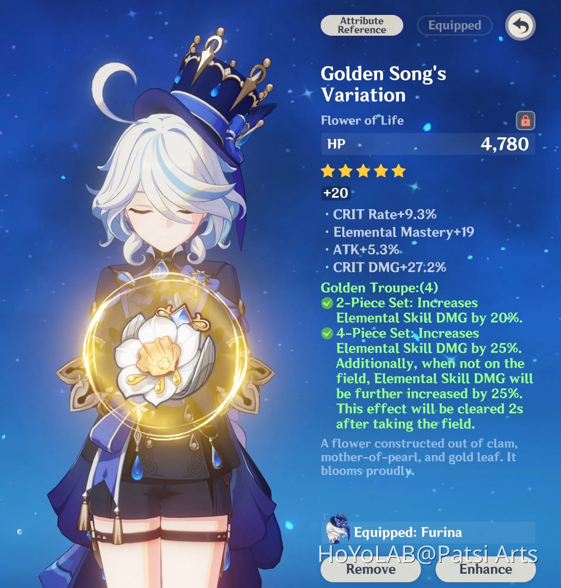 My first Perfect CV artifact 😽 Genshin Impact | HoYoLAB