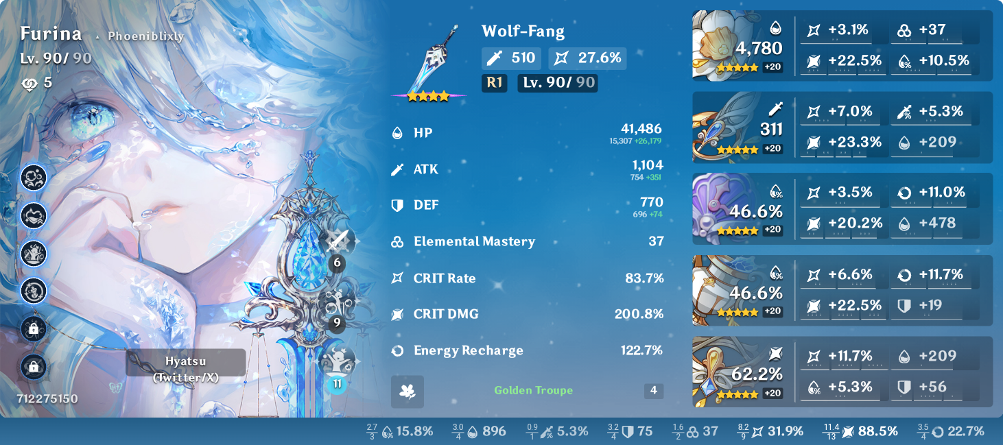 This is how I built my Furina with 4 Cons Genshin Impact | HoYoLAB