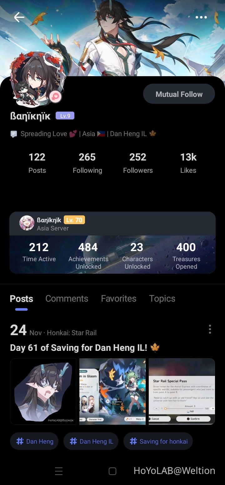 a too underrated creator | HoYoLAB