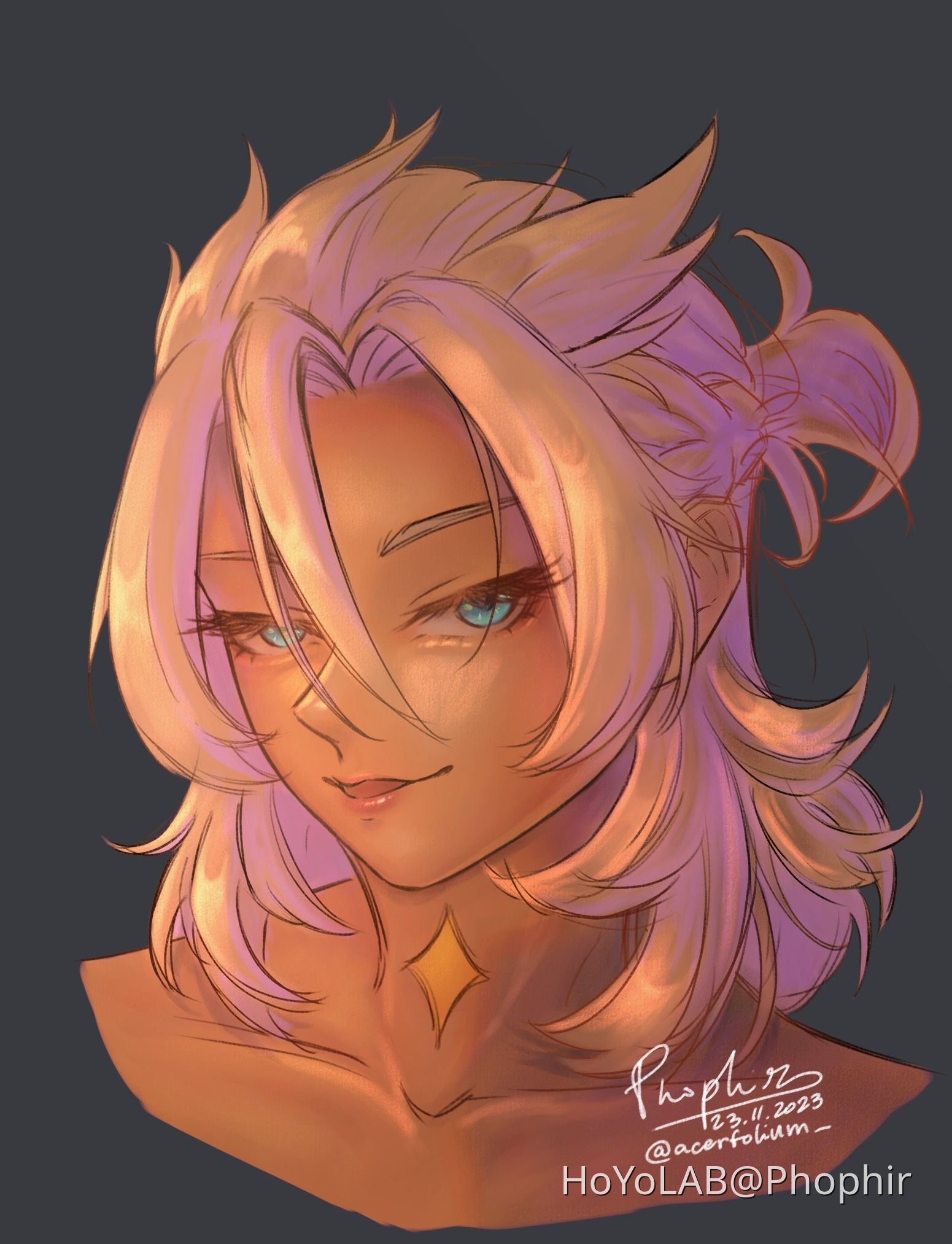 Albedo (light study) Genshin Impact | HoYoLAB