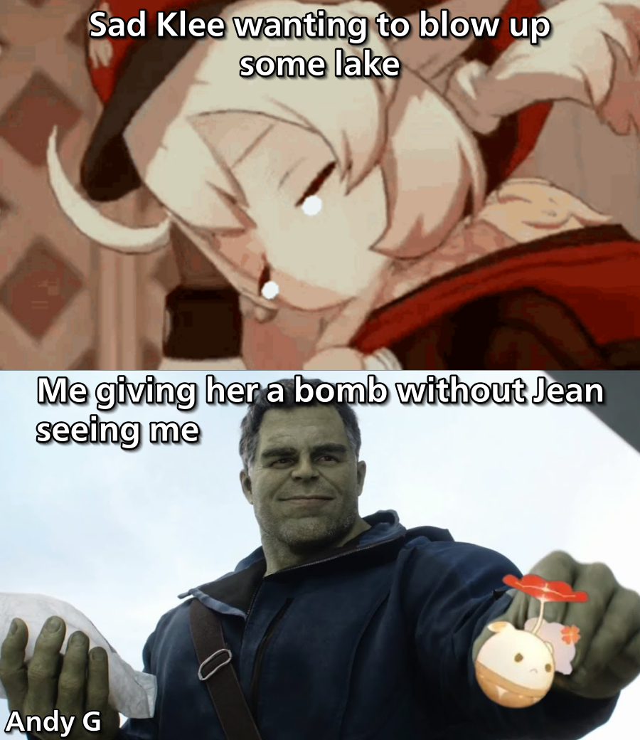 Klee wants to hang out to blow up a lake. Genshin Impact | HoYoLAB