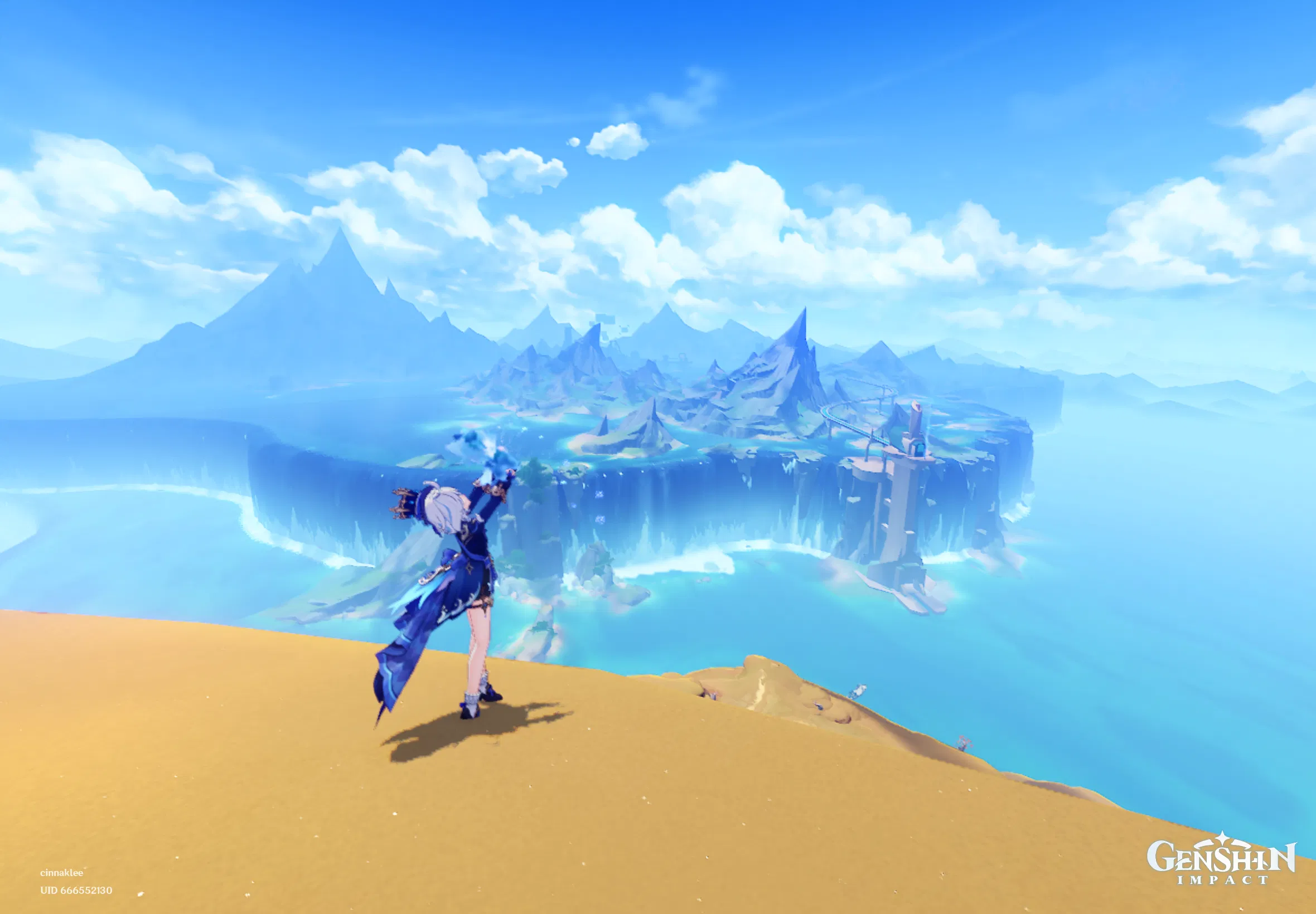 Door to khaenri'ah??? and a nice view of Fontaine from Sumeru.. Genshin ...