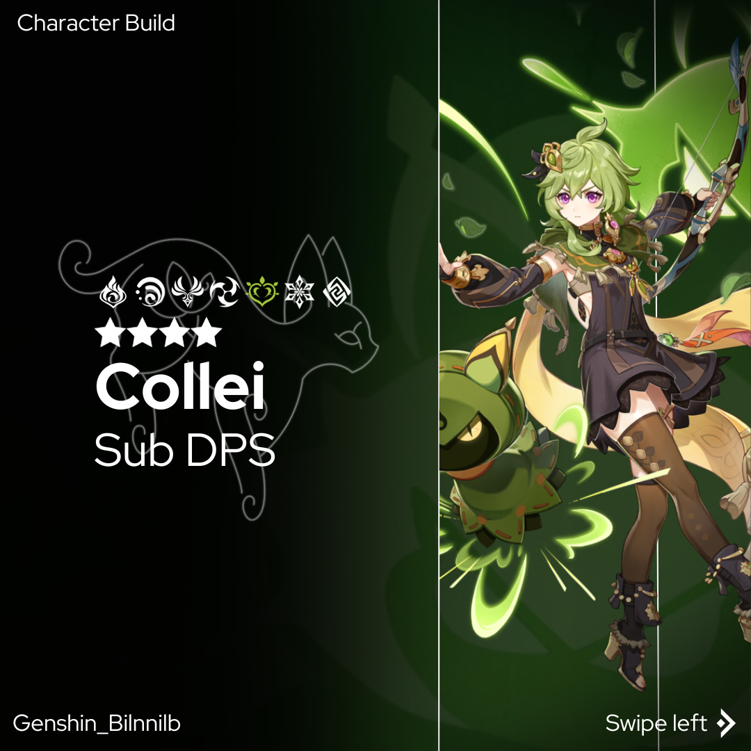 (4.2) Collei Build Guide as Sub DPS Genshin Impact | HoYoLAB