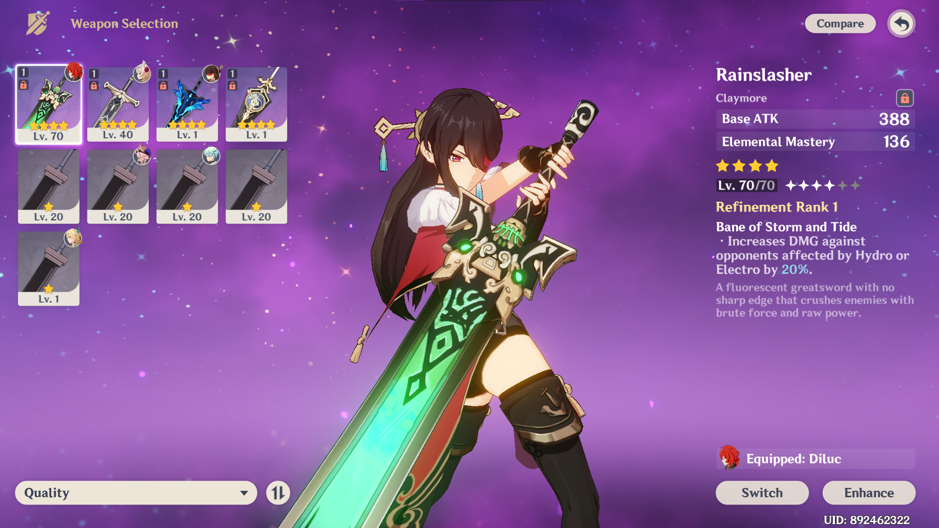 Which Sword Good For Beidou C6 Genshin Impact | HoYoLAB