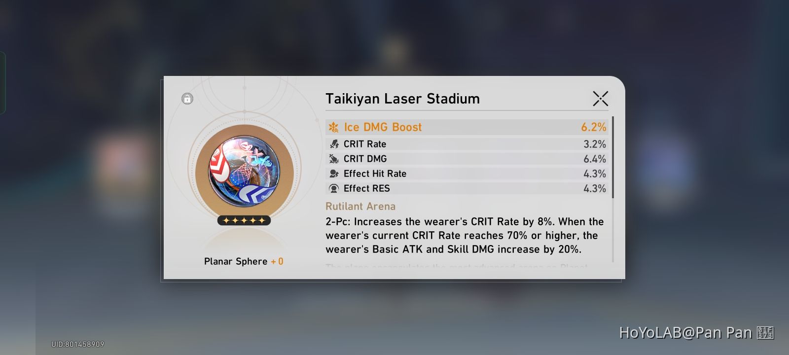 Rate my plannar sphere. ( who should i give it to?) Honkai: Star Rail ...