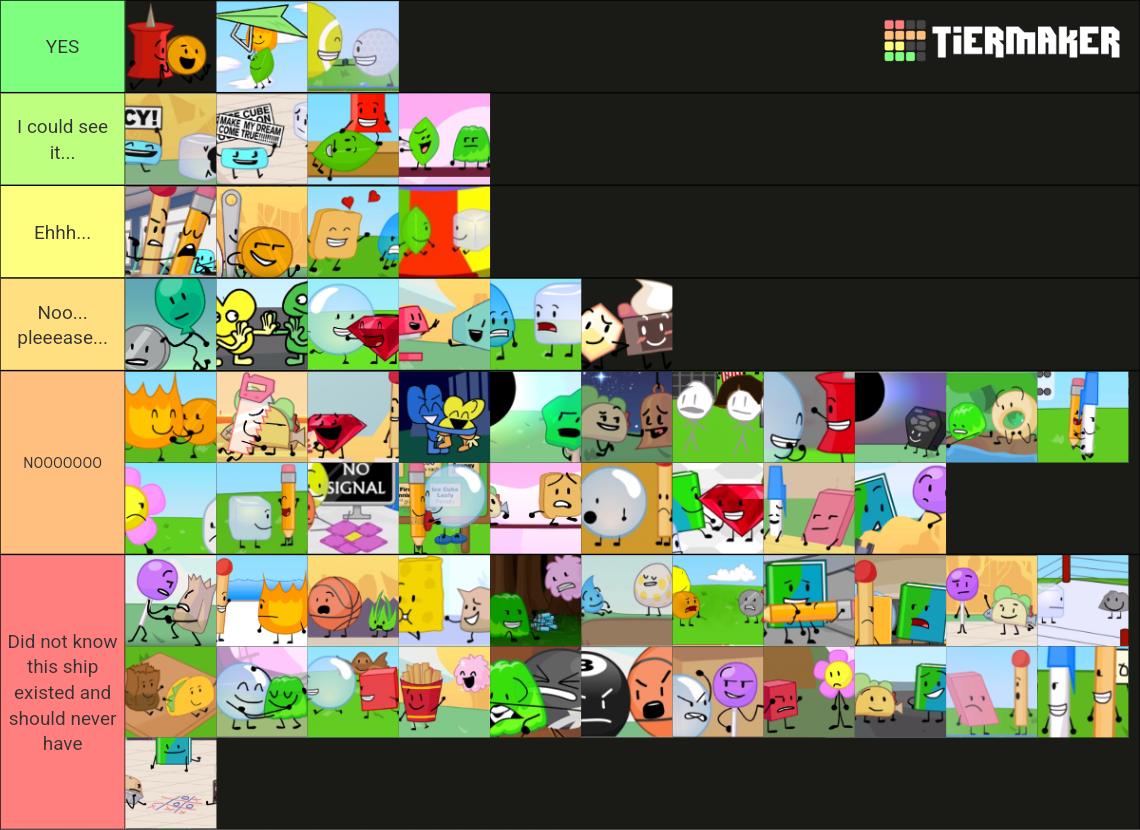 My view on BFDI ships | HoYoLAB