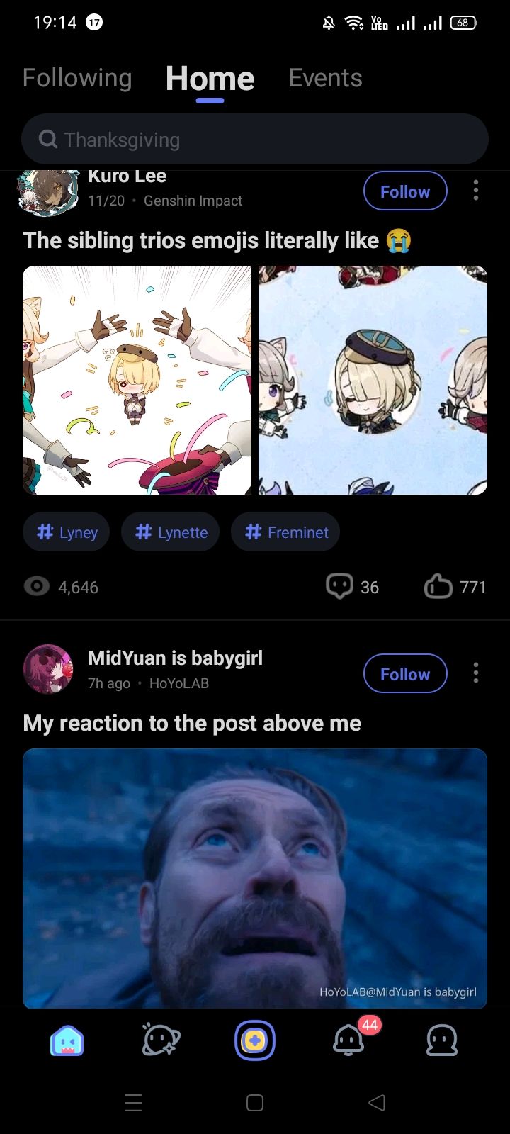 lol what the hell,I just open my hoyolab. Genshin Impact | HoYoLAB