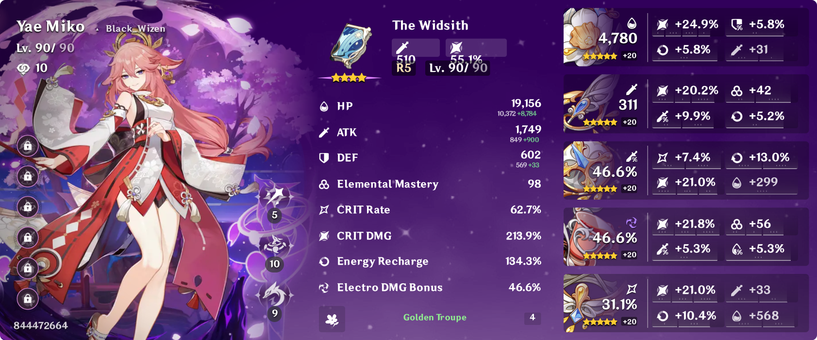 #yae miko #yae miko build Genshin Impact | HoYoLAB