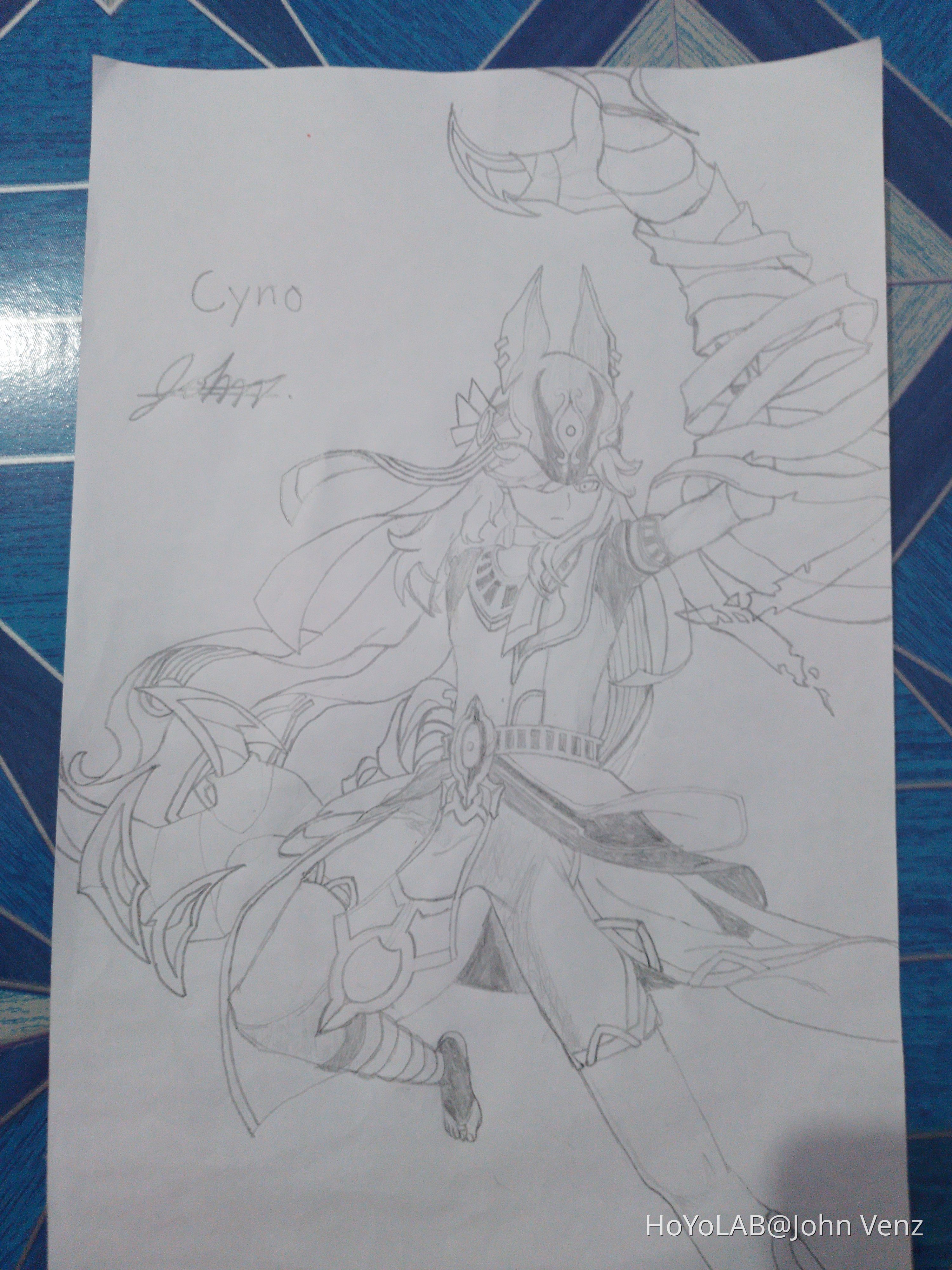 My Cyno Drawing Genshin Impact | HoYoLAB