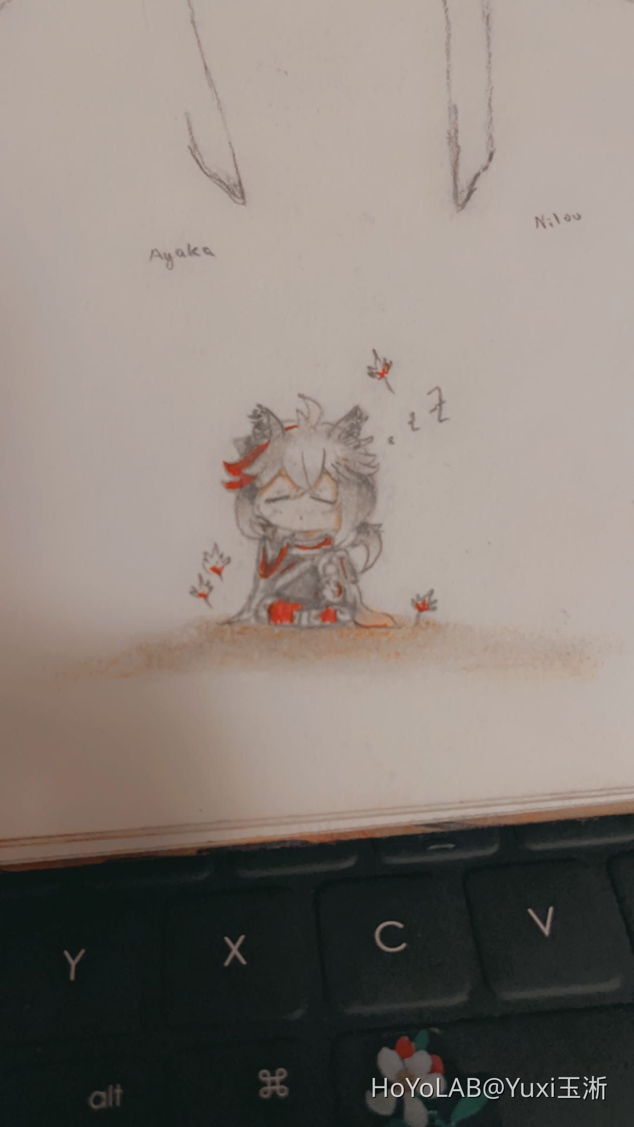 Chibi Kazuhua 🍁 and Arnara Fan art 🍄 (BottleMi requests) Genshin Impact ...