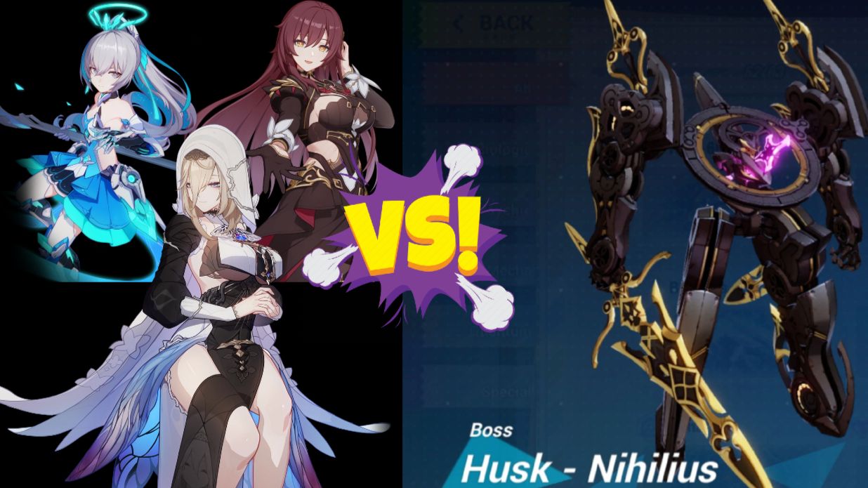 [Honkai Impact 3] Husk Nihilius Hit Count Type BOSS ABYSS RED LOTUS | DP (S) GD (SSS) HoTr (S ...