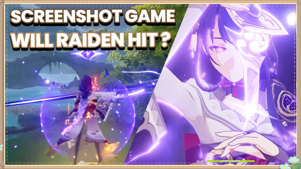 【Minigame】 SCREENSHOT GAME — Will Raiden hit ? Genshin Impact | HoYoLAB