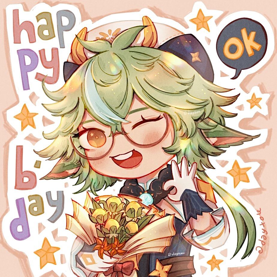 Happy birthday Sucrose! 💚🧪🫶🏻🌟 (26/11) Genshin Impact | HoYoLAB