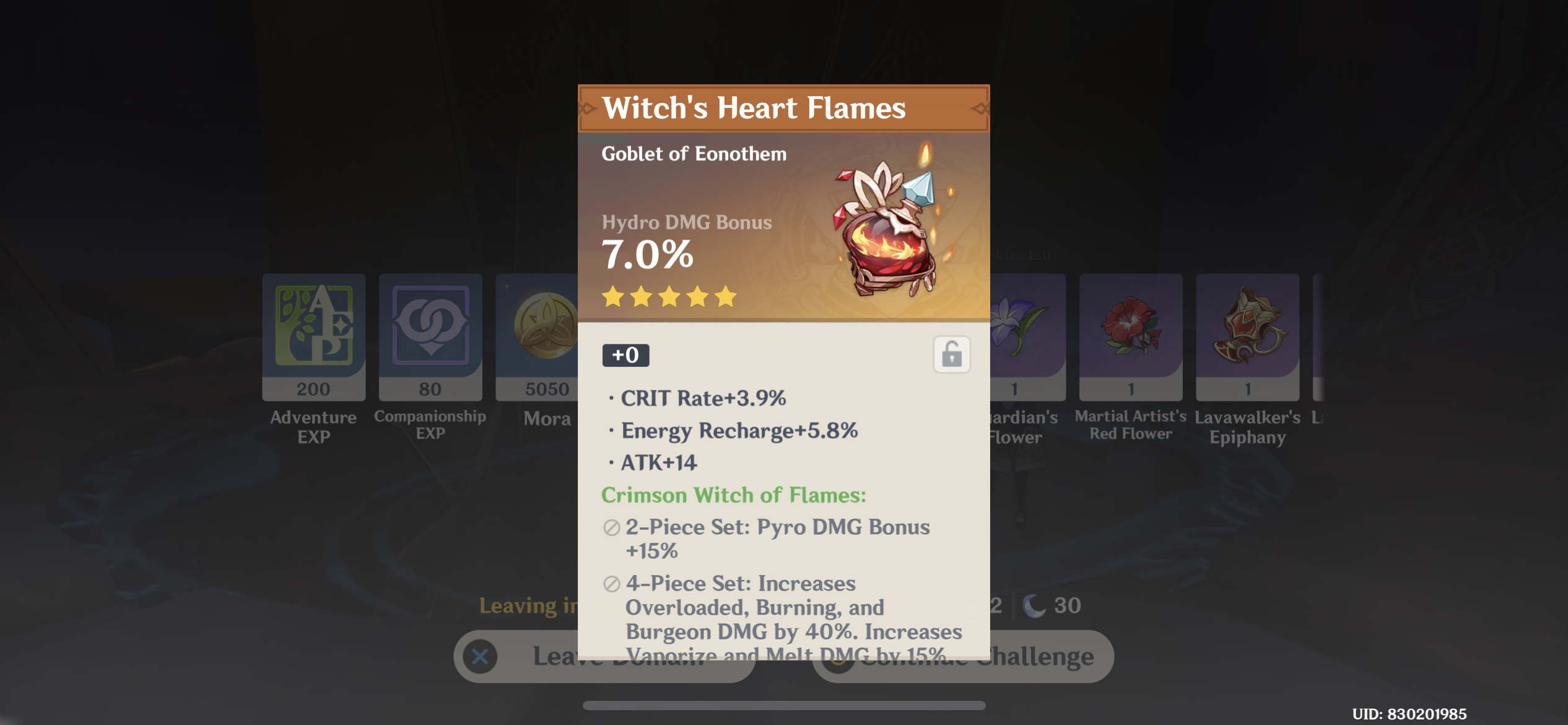 Pyro Artifact but with Hydro Bonus 🙄 Genshin Impact | HoYoLAB