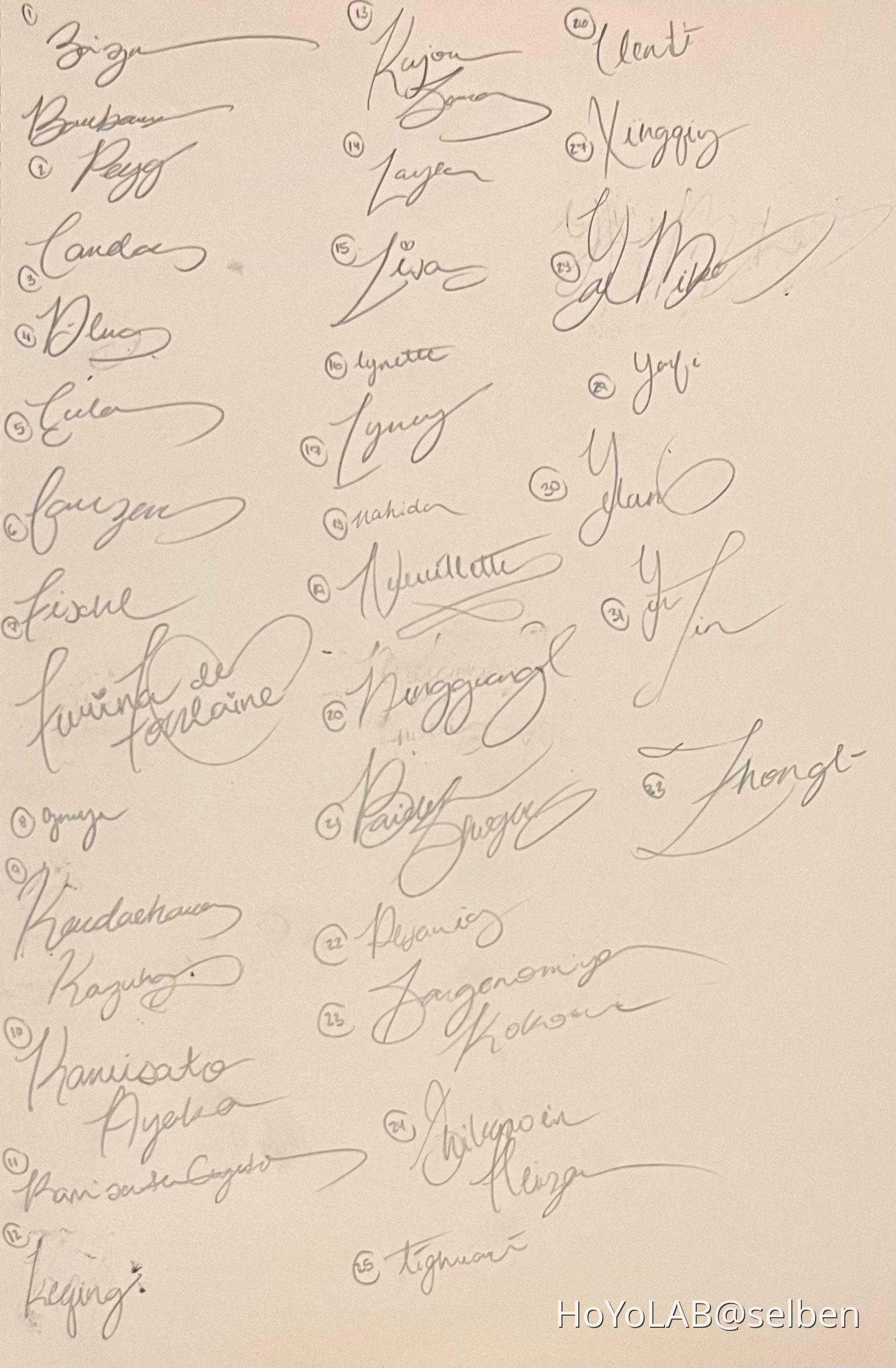 character signature hcs Genshin Impact | HoYoLAB