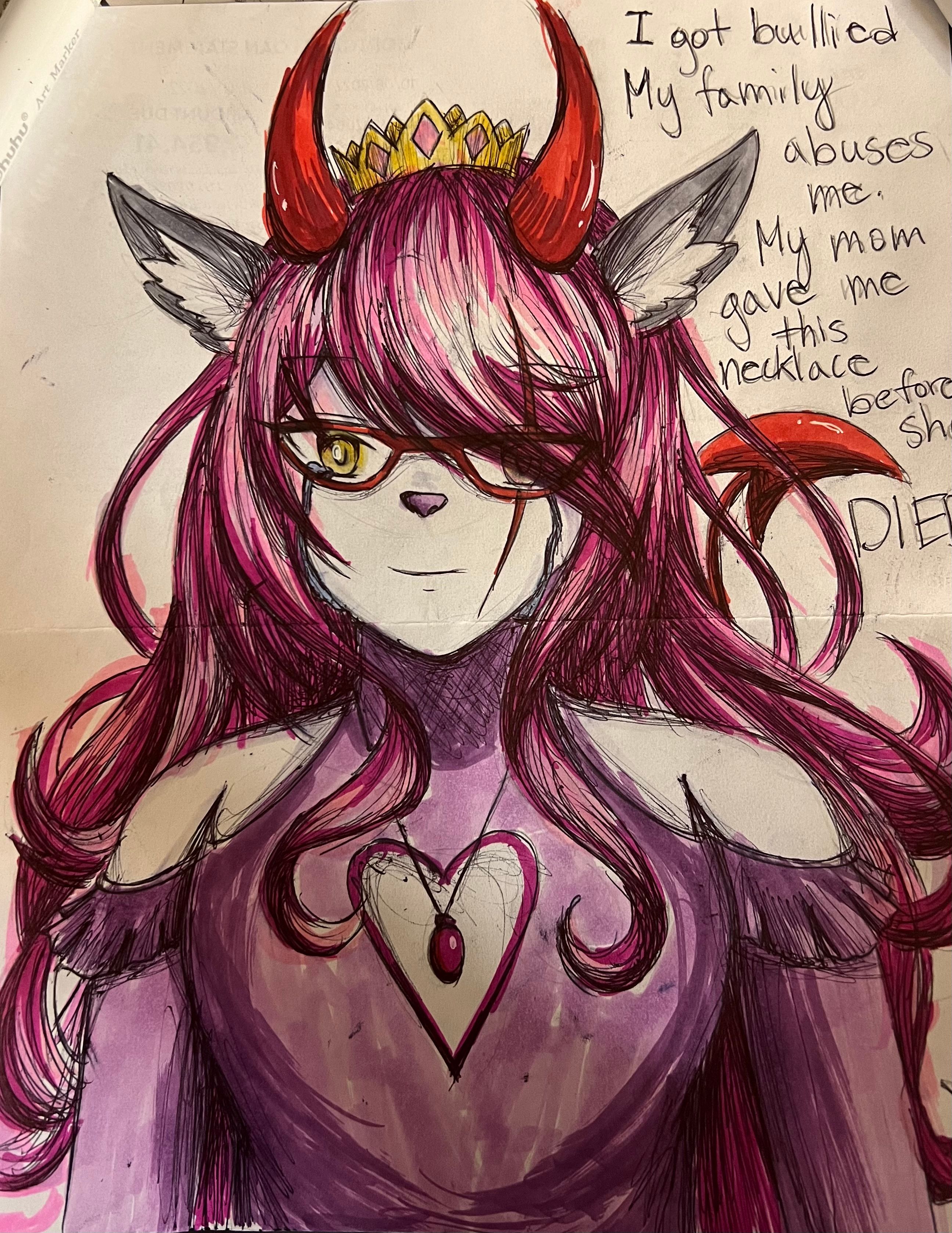 So yea im a DEMON, wolf-cat thingy. I’m a PRINCESS. I got BULLIED. My ...
