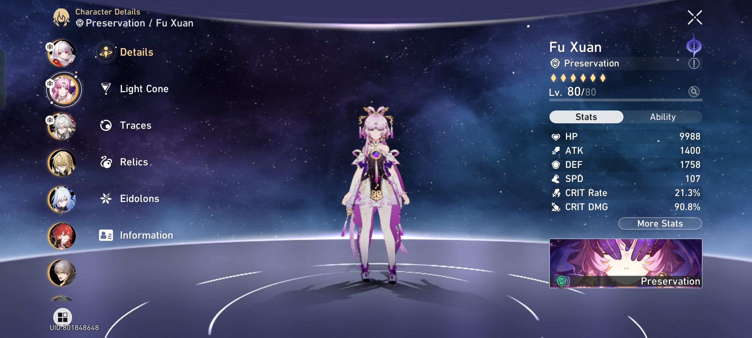 Fu Xuan build Honkai: Star Rail | HoYoLAB