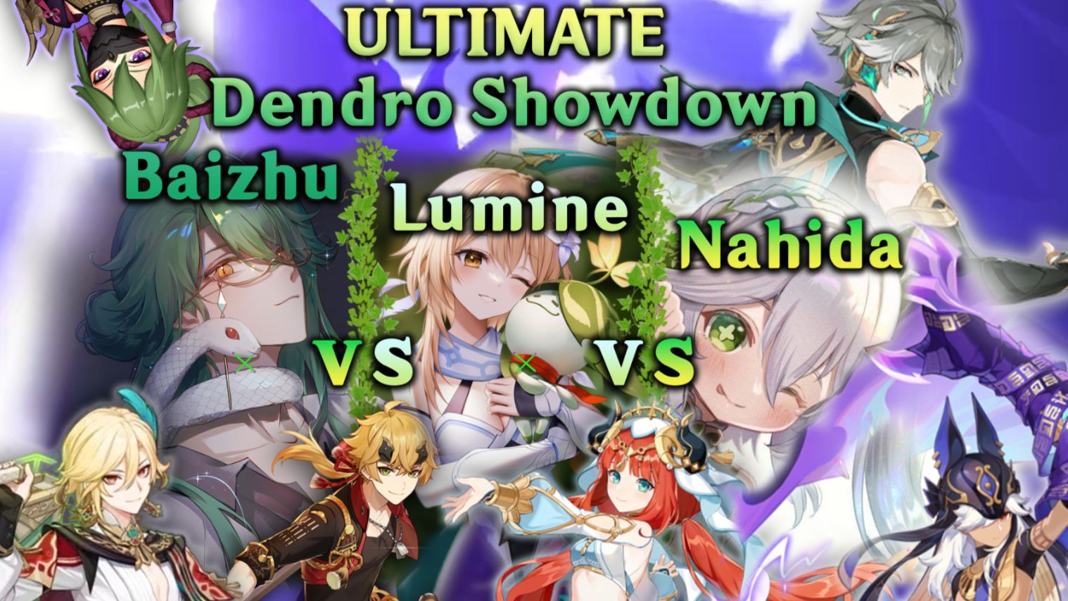 All SEVEN Dendro Reactions Compared: Battle for the Top Dendro Support ...