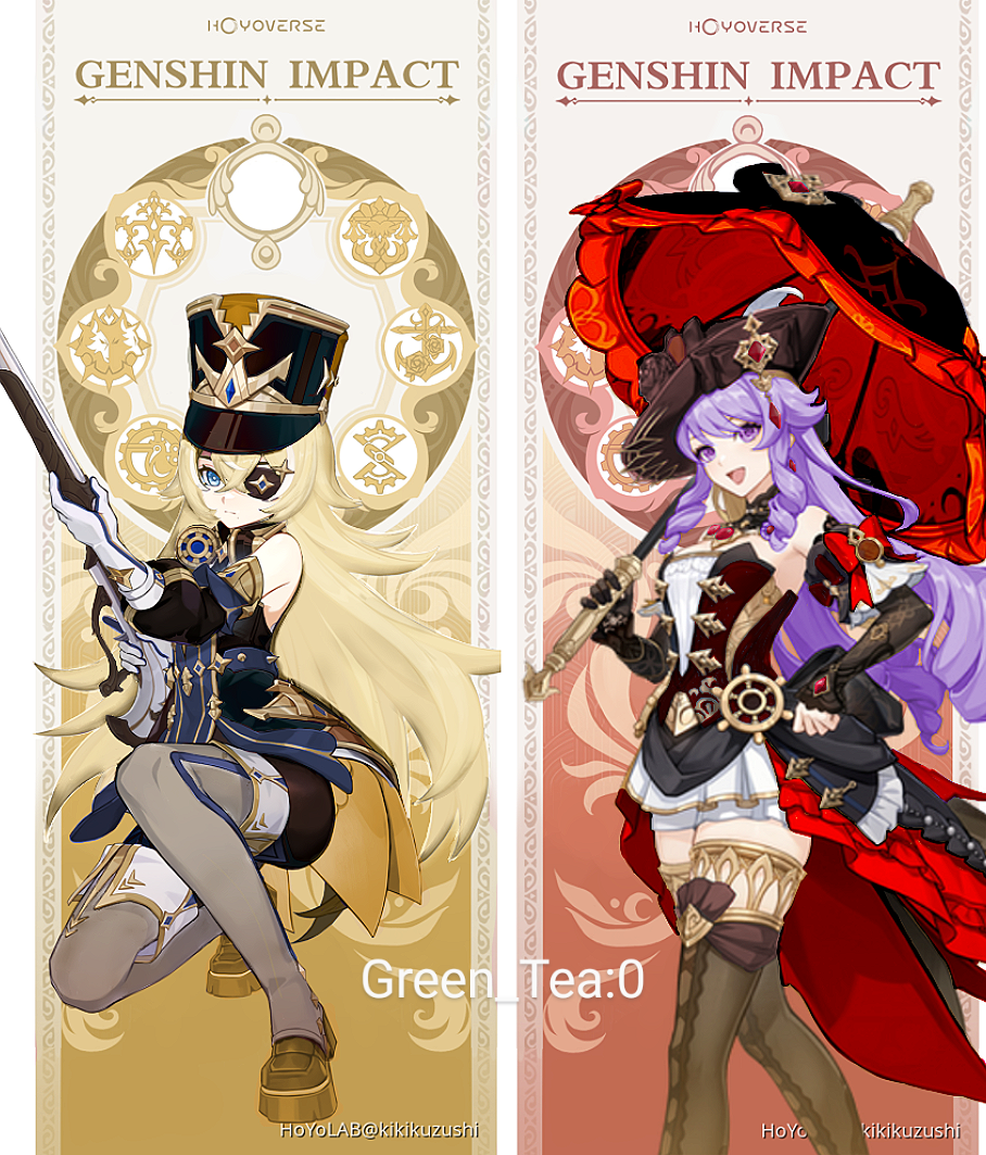 Chevreuse & Navia color/vision swap Genshin Impact | HoYoLAB