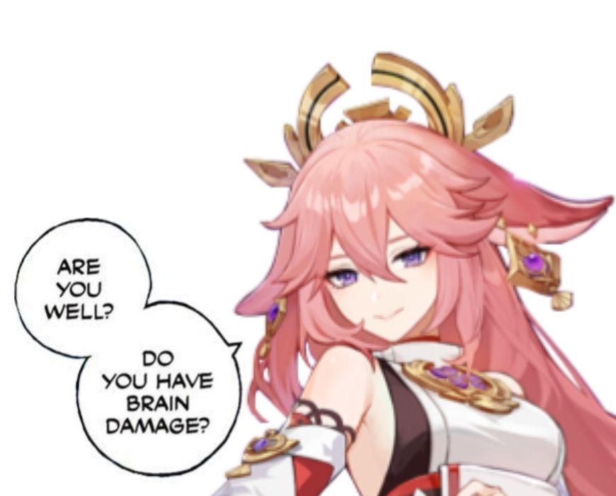 What did you say to make yae tell you this? Genshin Impact | HoYoLAB