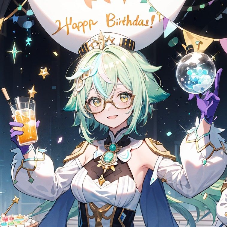 It's our Bio-Alchemists Birthday. "Sucrose's Sweet Celebration" (AI ...