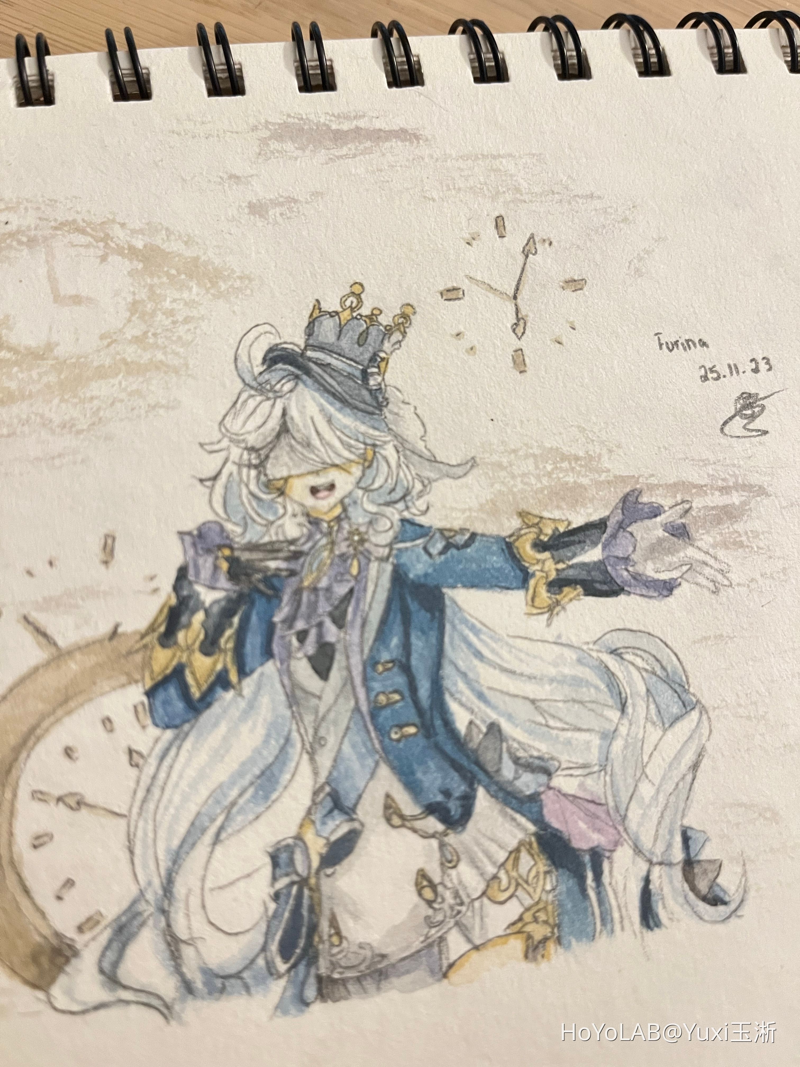 Furina Fan art 💦🌙 (BottleMi request) Genshin Impact | HoYoLAB