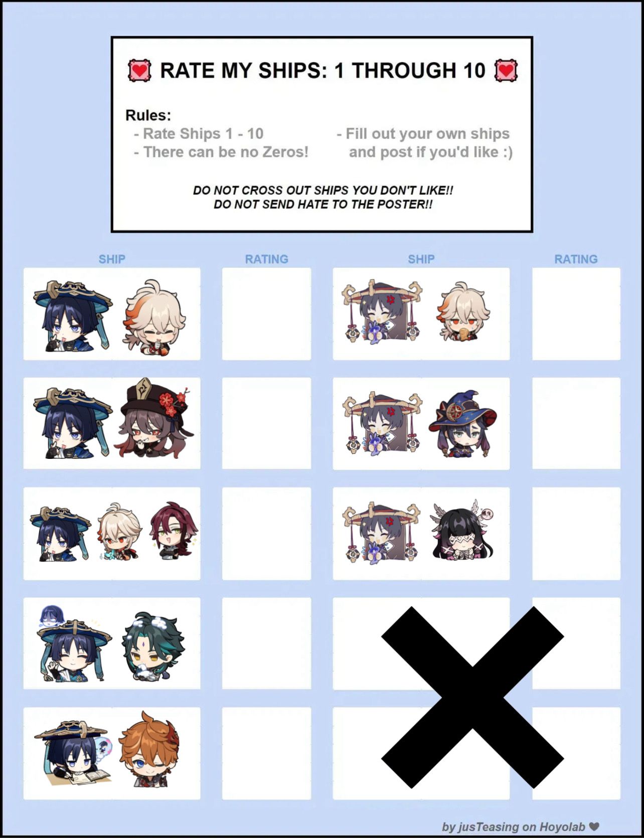 rate my wanderer/scaramouche ships😋 Genshin Impact | HoYoLAB