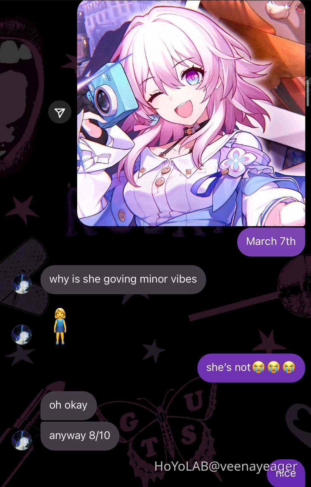 My non-hsr player friend ranks hsr characters based on smashibility😭🤝 ...