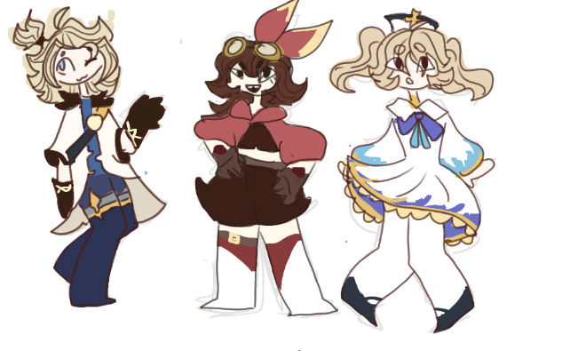 I started drawing Mondstat characters, here is what i have so far (it ...