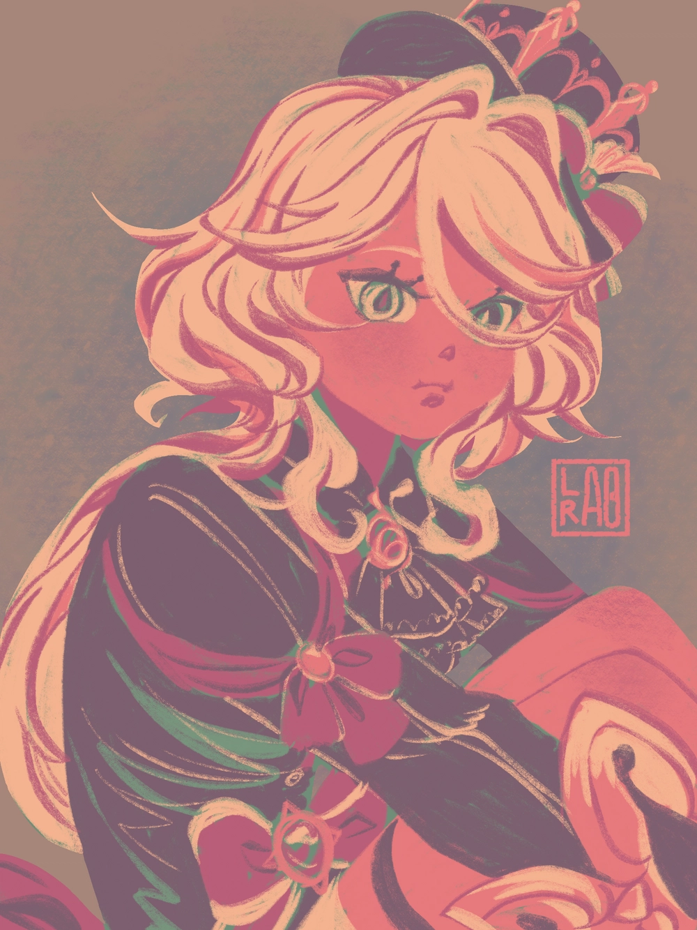 I like Furina so I’ve drawn her with color palette. Genshin Impact ...