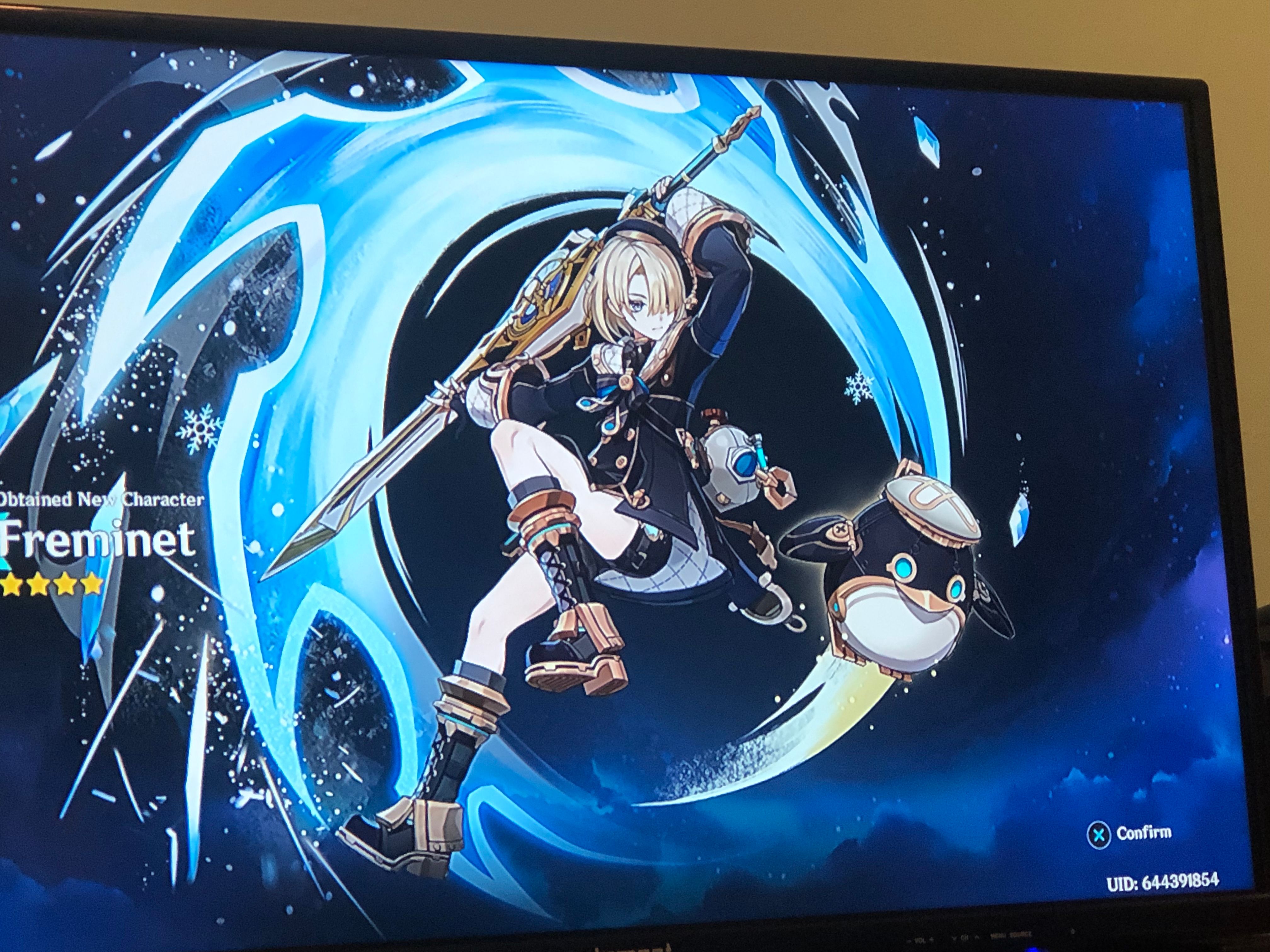 Character Freminet Obtained Genshin Impact | HoYoLAB