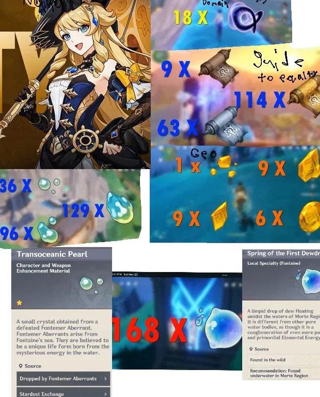 Navia pre-farm guide guesses Genshin Impact | HoYoLAB