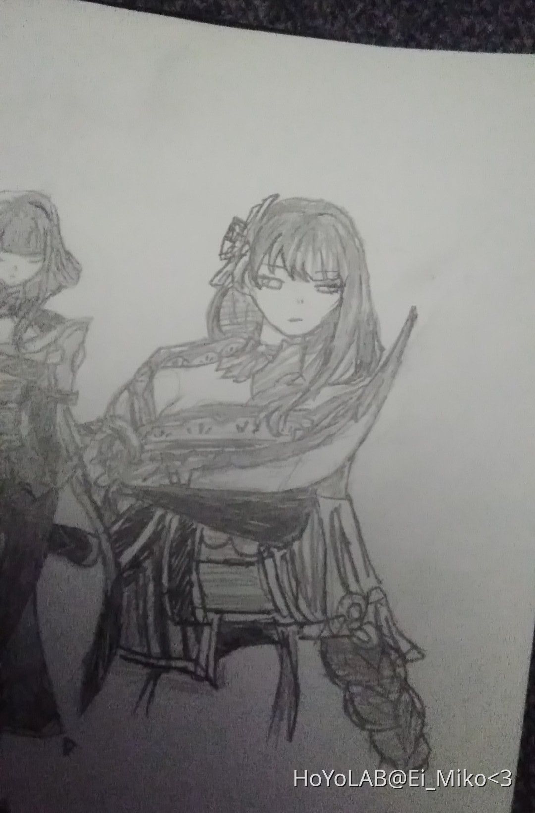 Raiden Shogun drawing (pt6) Genshin Impact | HoYoLAB