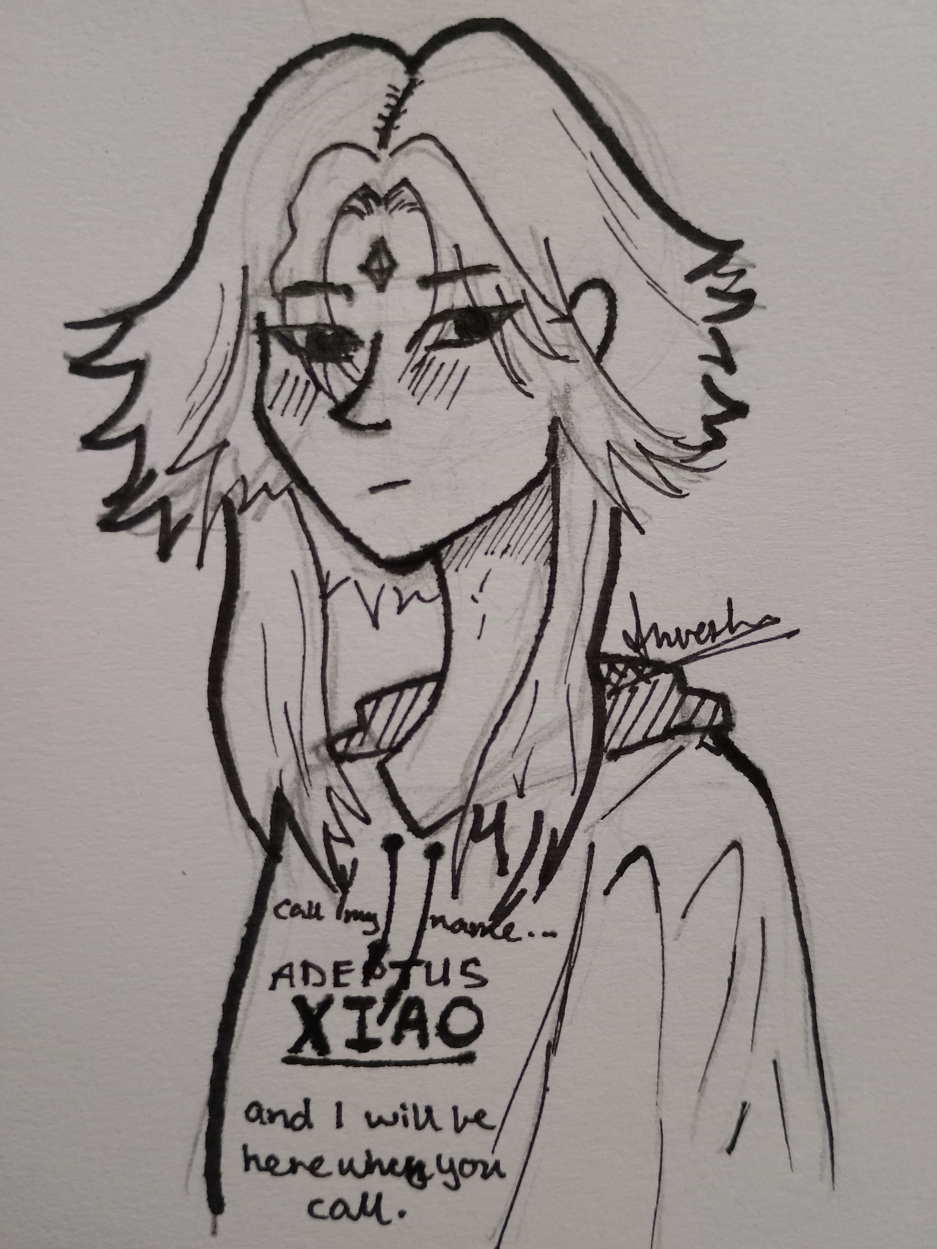 drawing anemo boys traditionally in my own style Exhibit-A Genshin ...