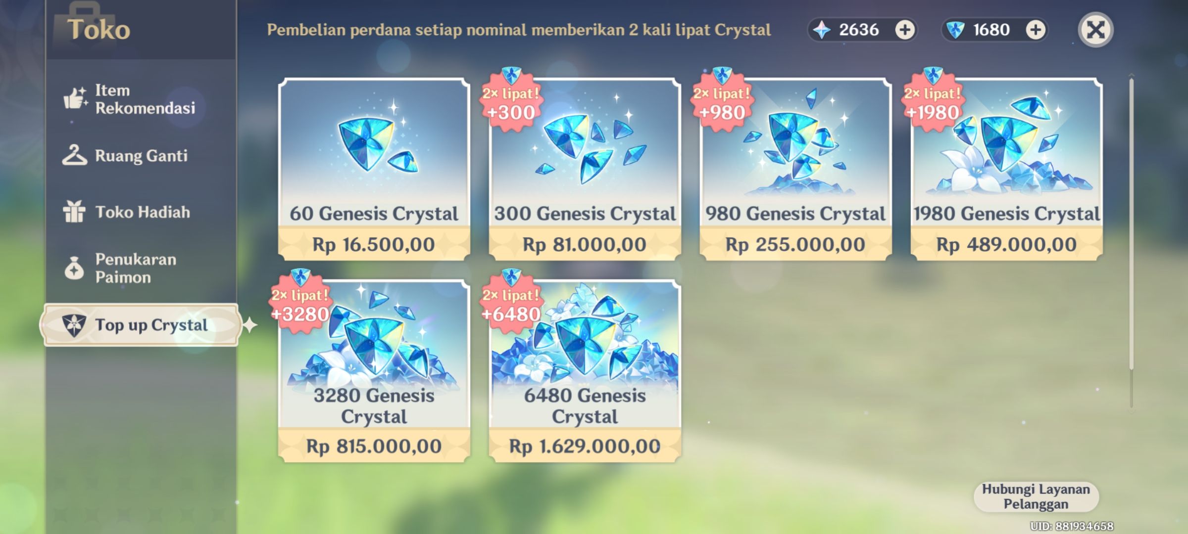 Terimakasih Telkomsel Poin :)) Genshin Impact | HoYoLAB