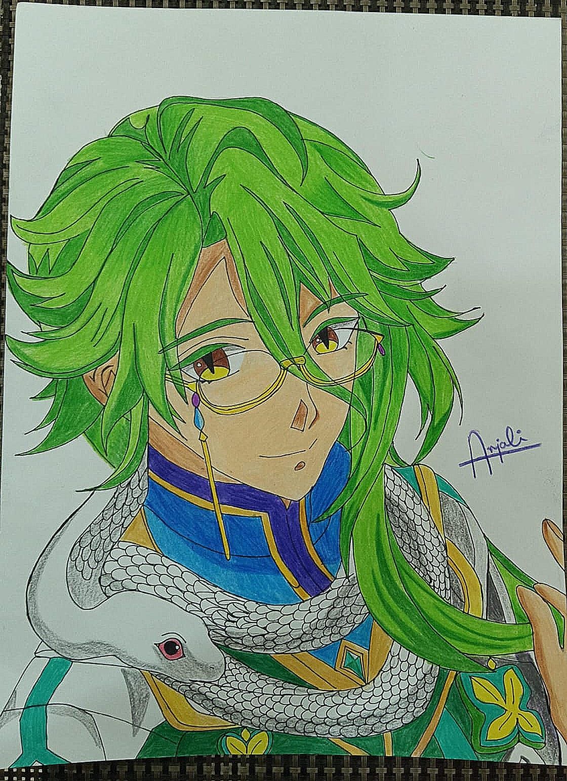 Baizhu Fan Art Genshin Impact | HoYoLAB