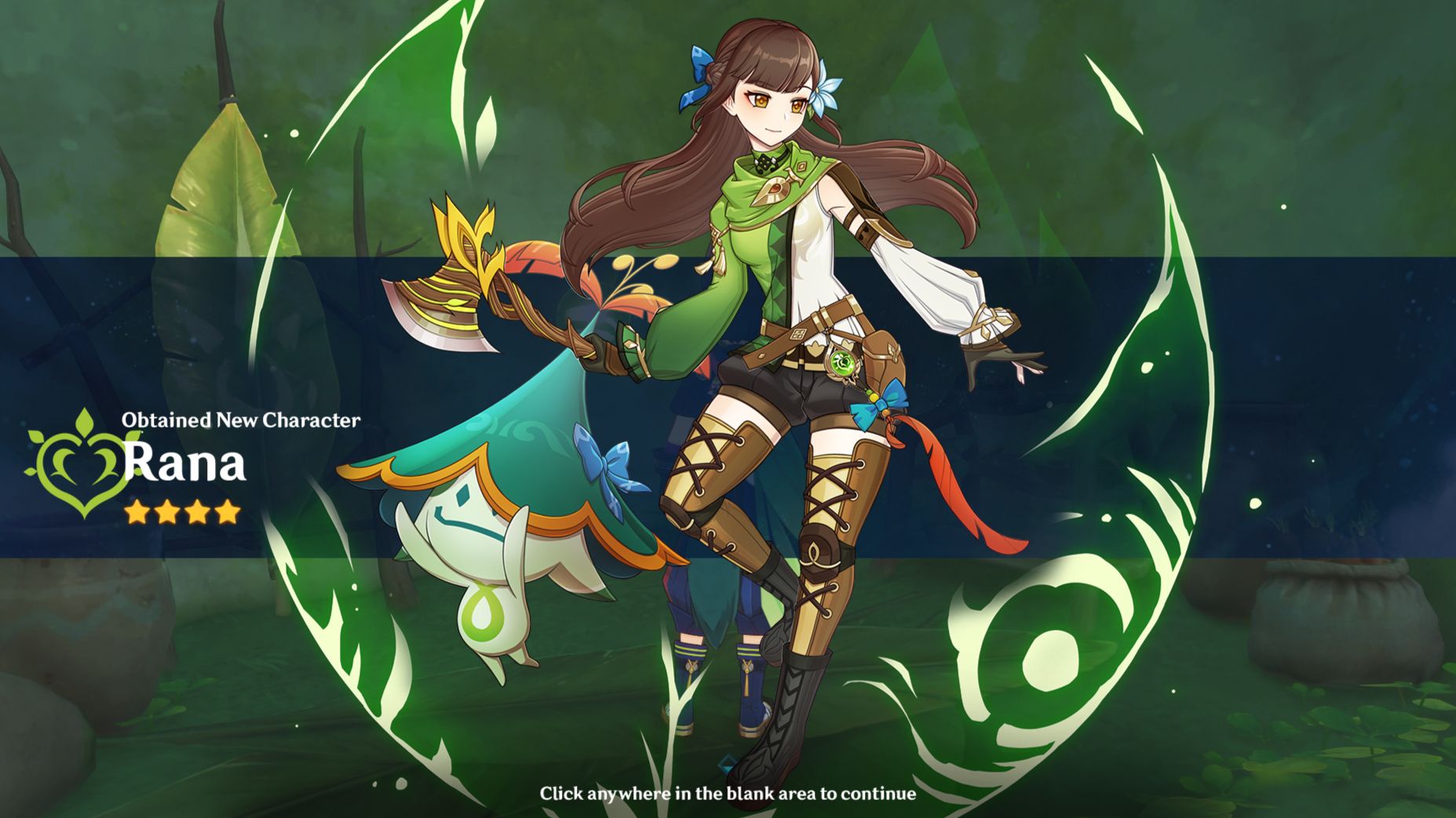 I think you should get Rana after saving her (Image is from GOOGLE ...