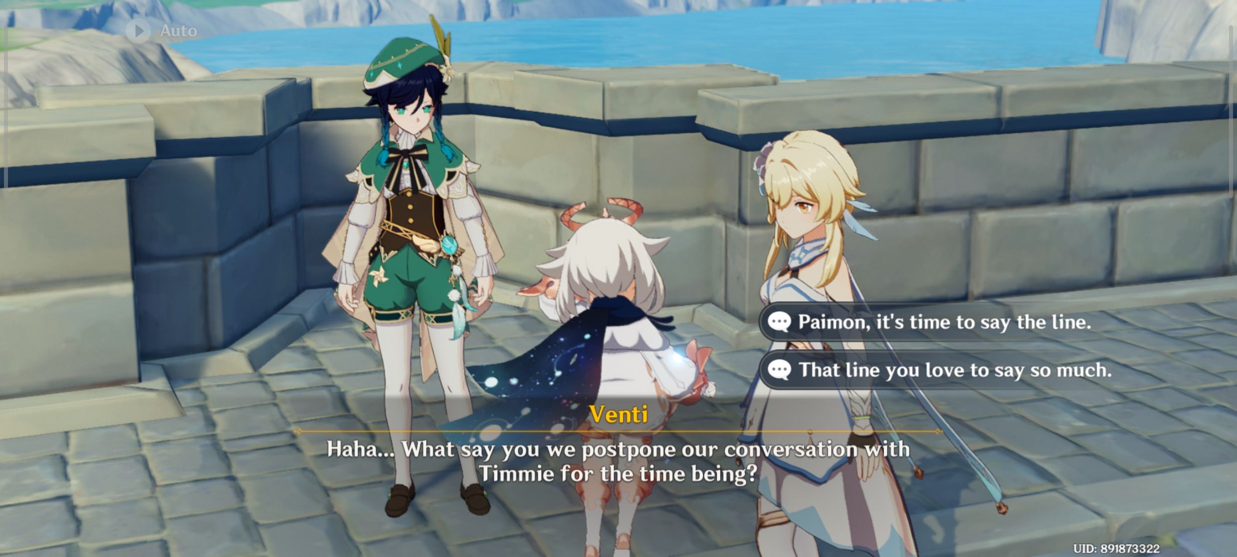 Paimon Favorite Line Genshin Impact | HoYoLAB