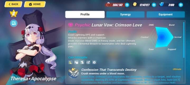 Why my Lunar Vow: Crimson Love look like this... Honkai Impact 3rd ...
