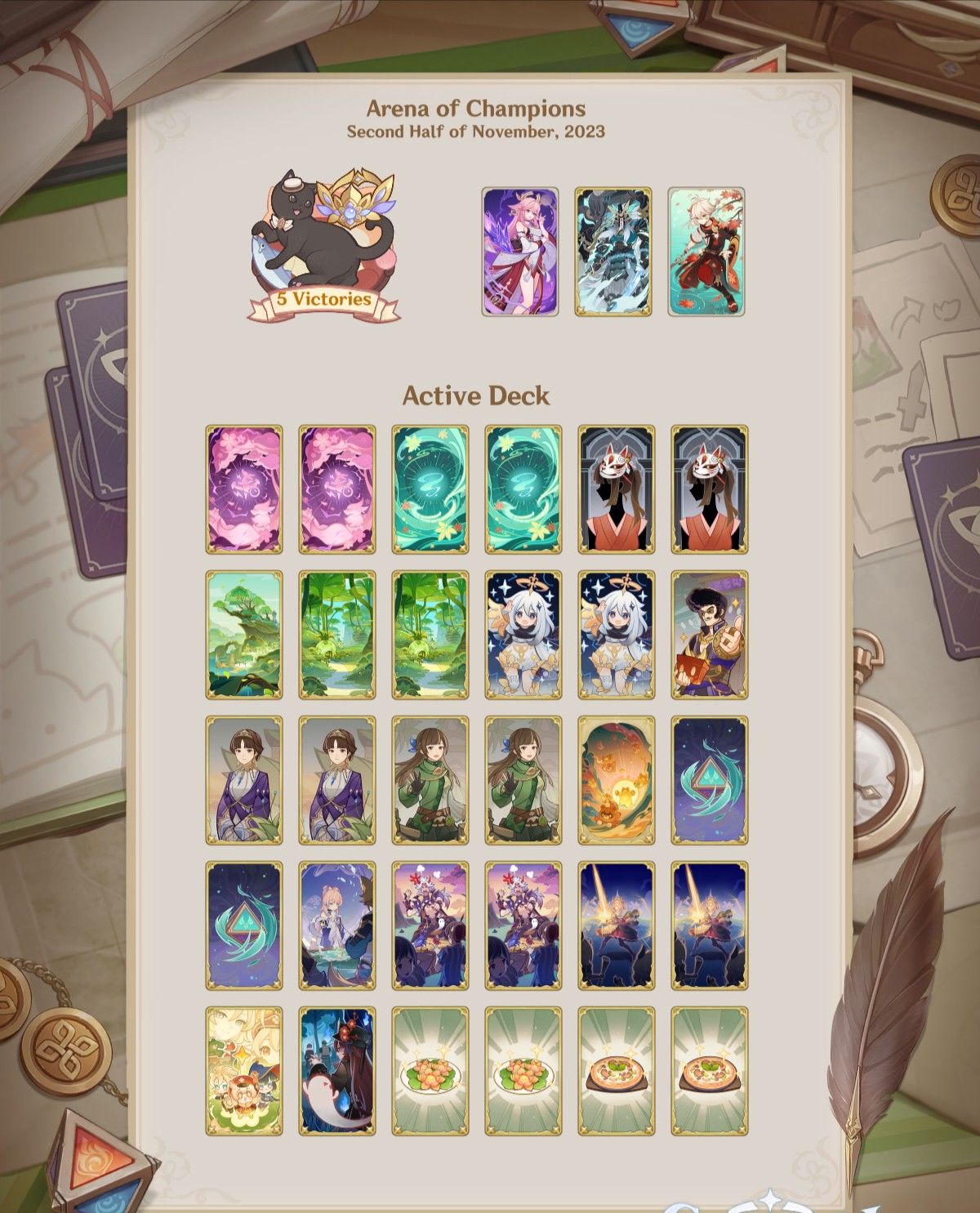 Summon Superconduct Swirl Deck Genshin Impact | HoYoLAB