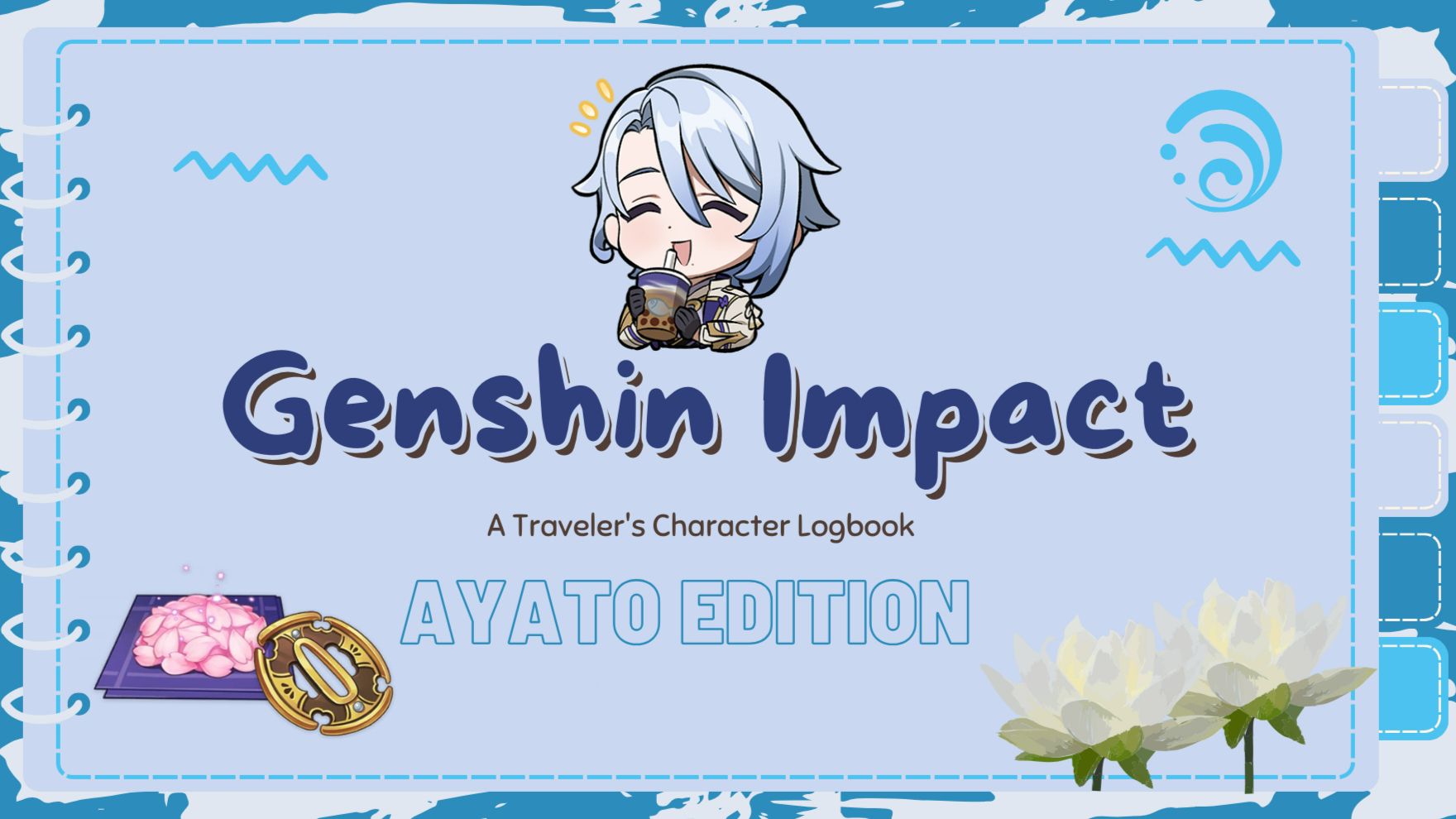 A Traveler's Character Logbook (Ayato Edition) Genshin Impact | HoYoLAB