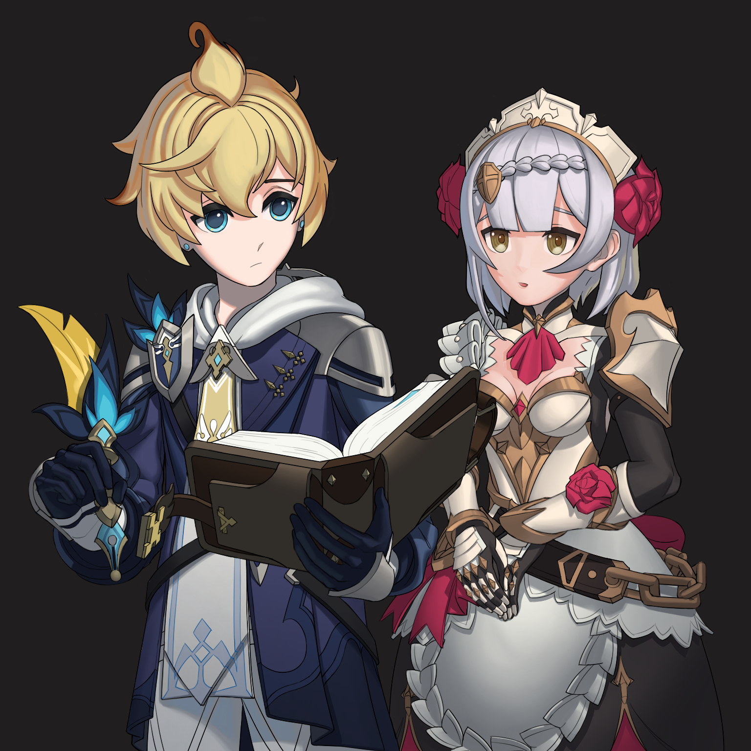 Mika and Noelle Genshin Impact | HoYoLAB