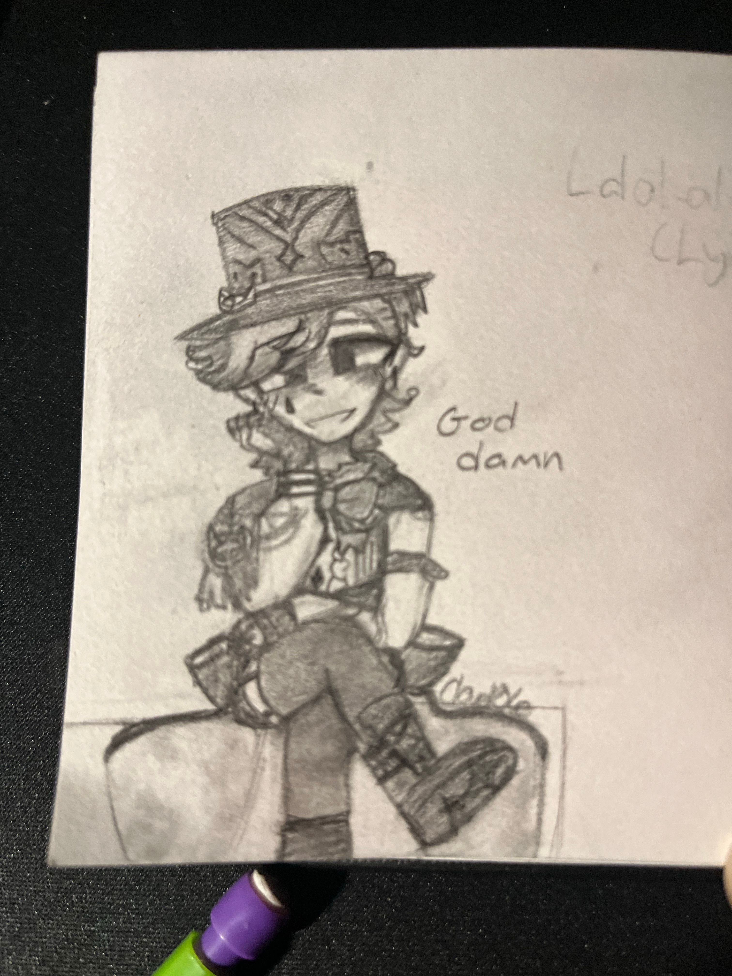 Lyney doodle Genshin Impact | HoYoLAB
