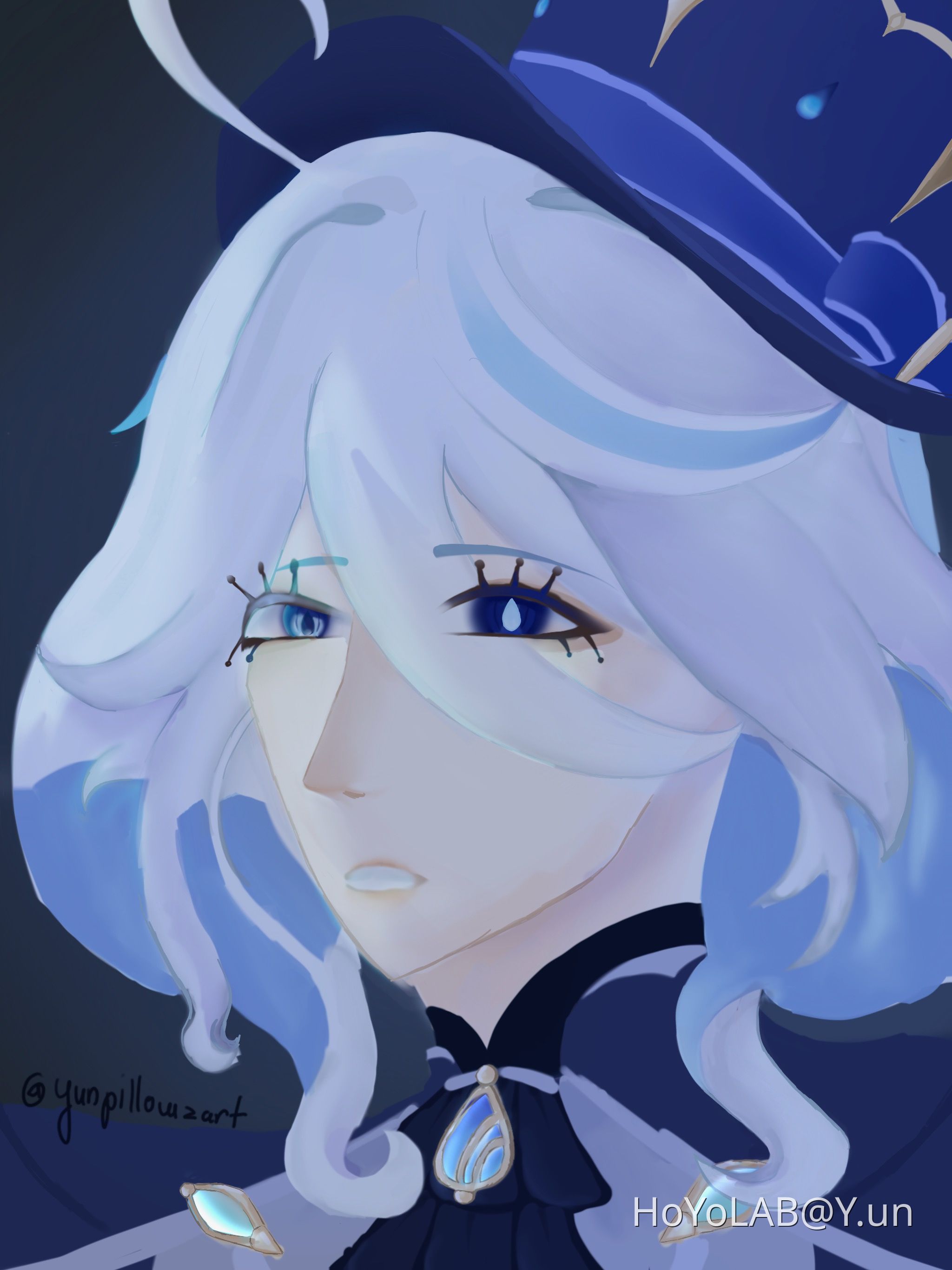 Furina fanart Genshin Impact | HoYoLAB