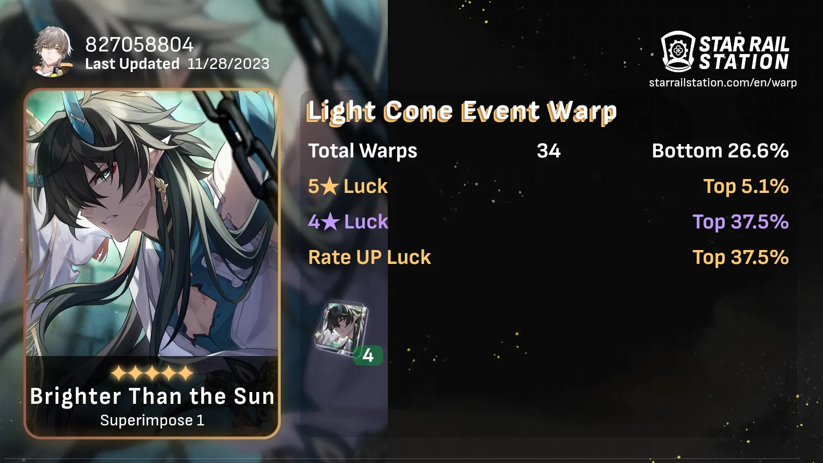 Tried the warp tracker... Honkai: Star Rail | HoYoLAB