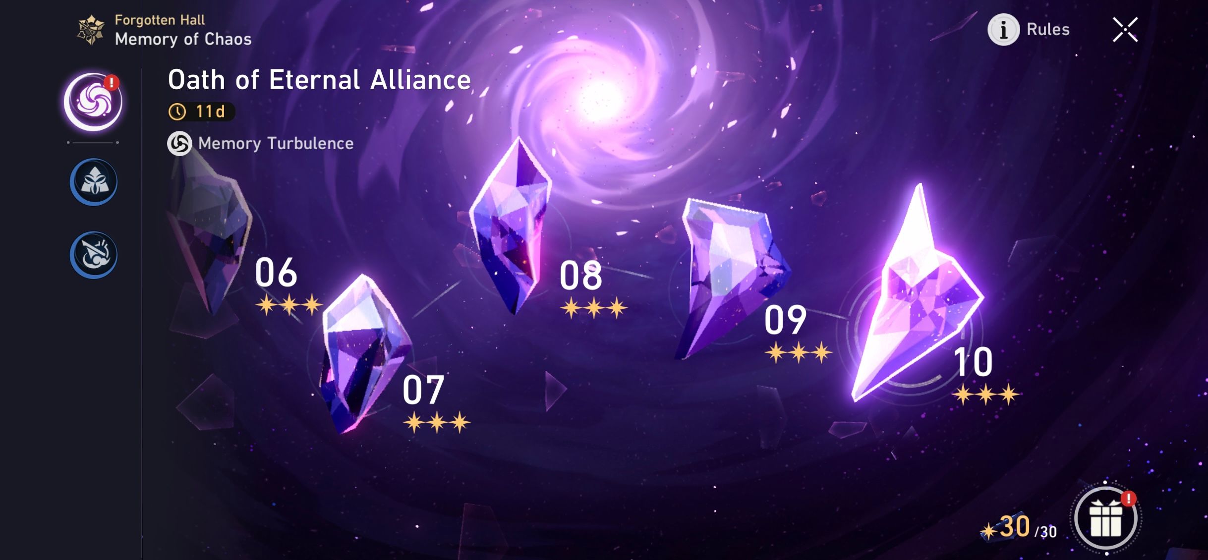 Memory of Chaos (oath of eternal alliance) - cleared Honkai: Star Rail ...