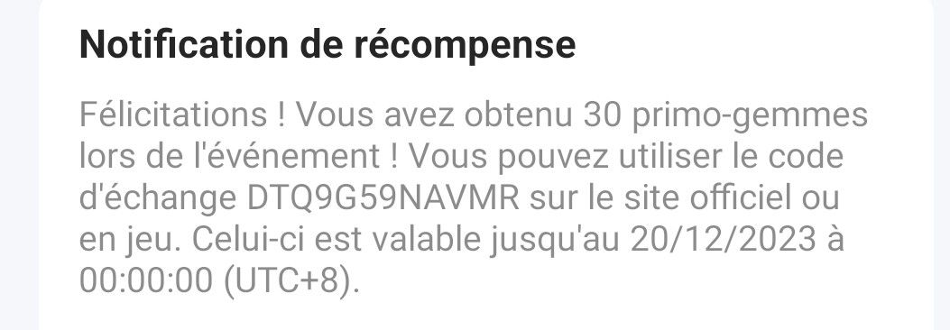 Je n'ai pas genshin impact,prenez le code pour des primo gemme Genshin Impact | HoYoLAB